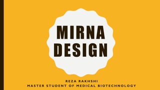 miRNA designing | PPT