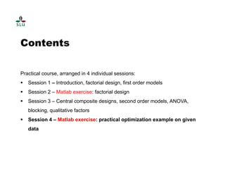 S4 - Process/product optimization using design of experiments and ...