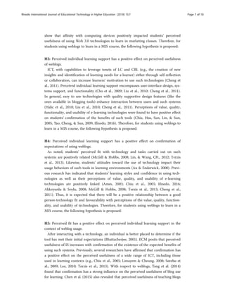 Roles of perceived fit and perceived individual learning support in ...