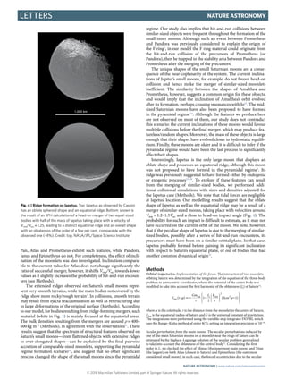 The peculiar shapes of Saturn’s small inner moons as evidence of ...