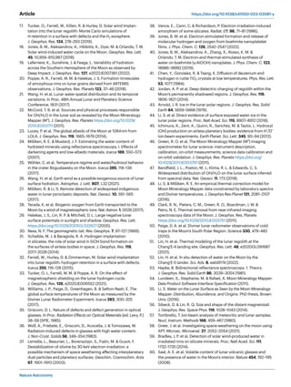 Formation of lunar surface water associated with high-energy electrons ...