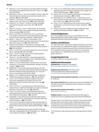 Weak-lensing detection of intracluster filaments in the Coma cluster | PDF