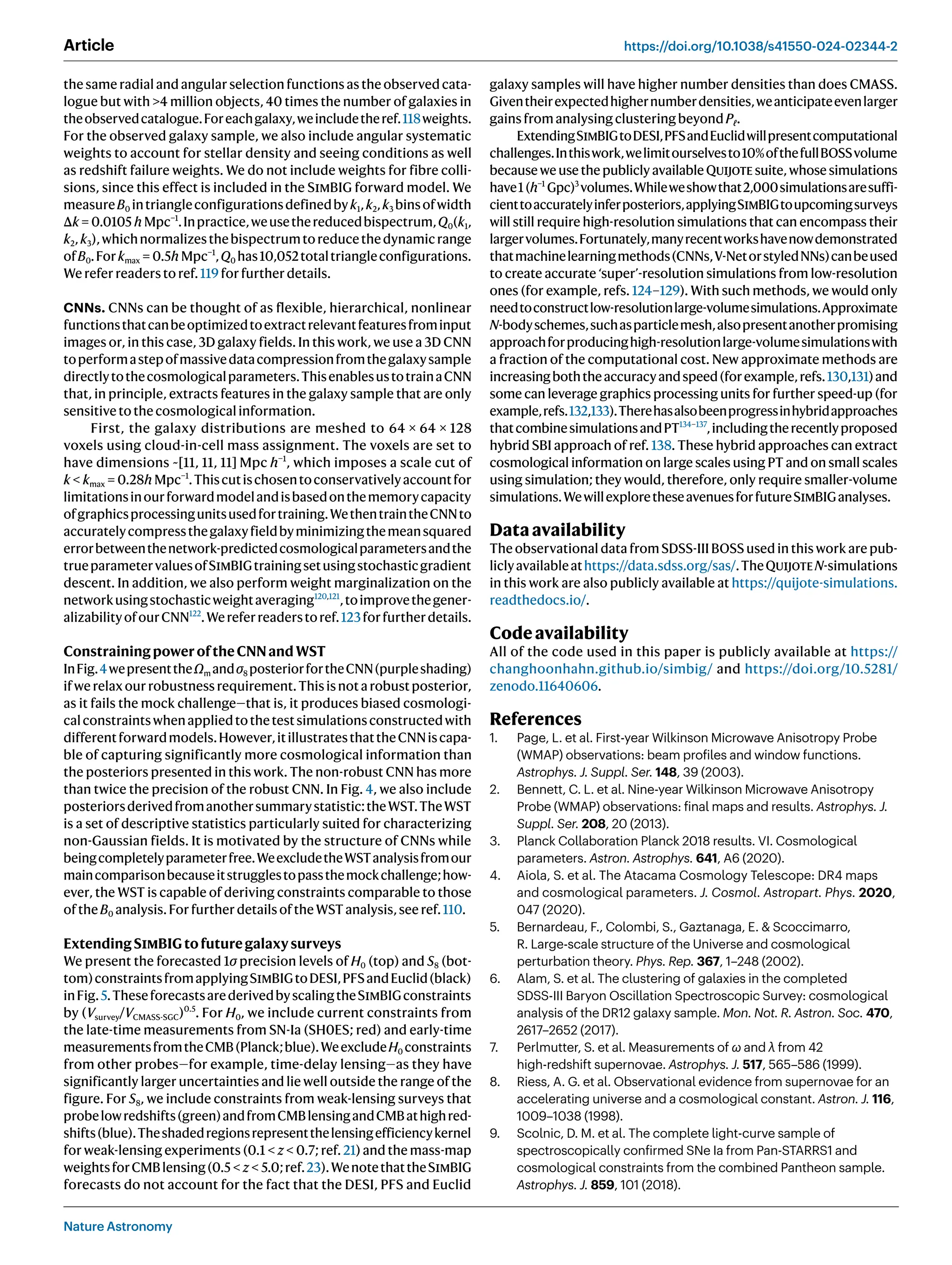 Cosmological Constraints From Non Gaussian And Nonlinear Galaxy Clustering Using The Simbig