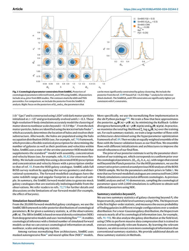 Cosmological Constraints From Non Gaussian And Nonlinear Galaxy