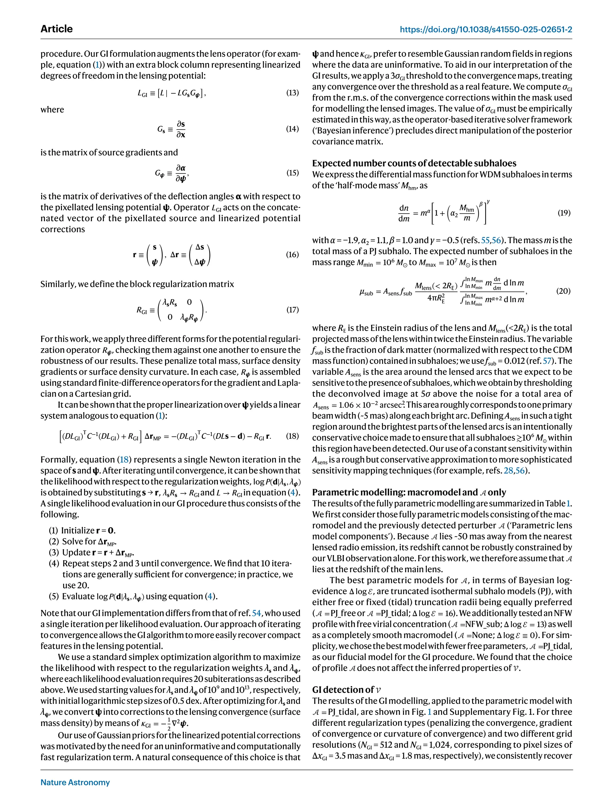 A million-solar-mass object detected at a cosmological distance using ...
