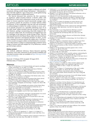 An interval of high salinity in ancient Gale crater lake on Mars | PDF
