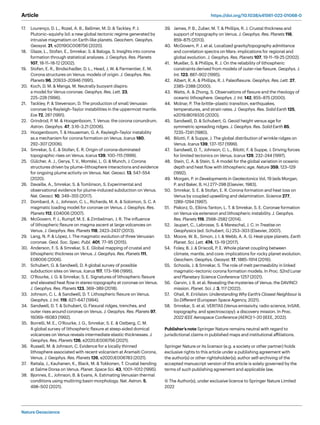 Earth-like lithospheric thickness and heat flow on Venus consistent with active rifting | PDF ...