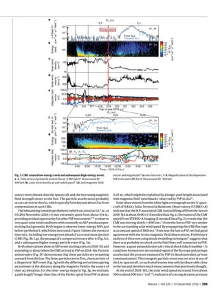 Probing the energetic particle environment near the Sun | PDF