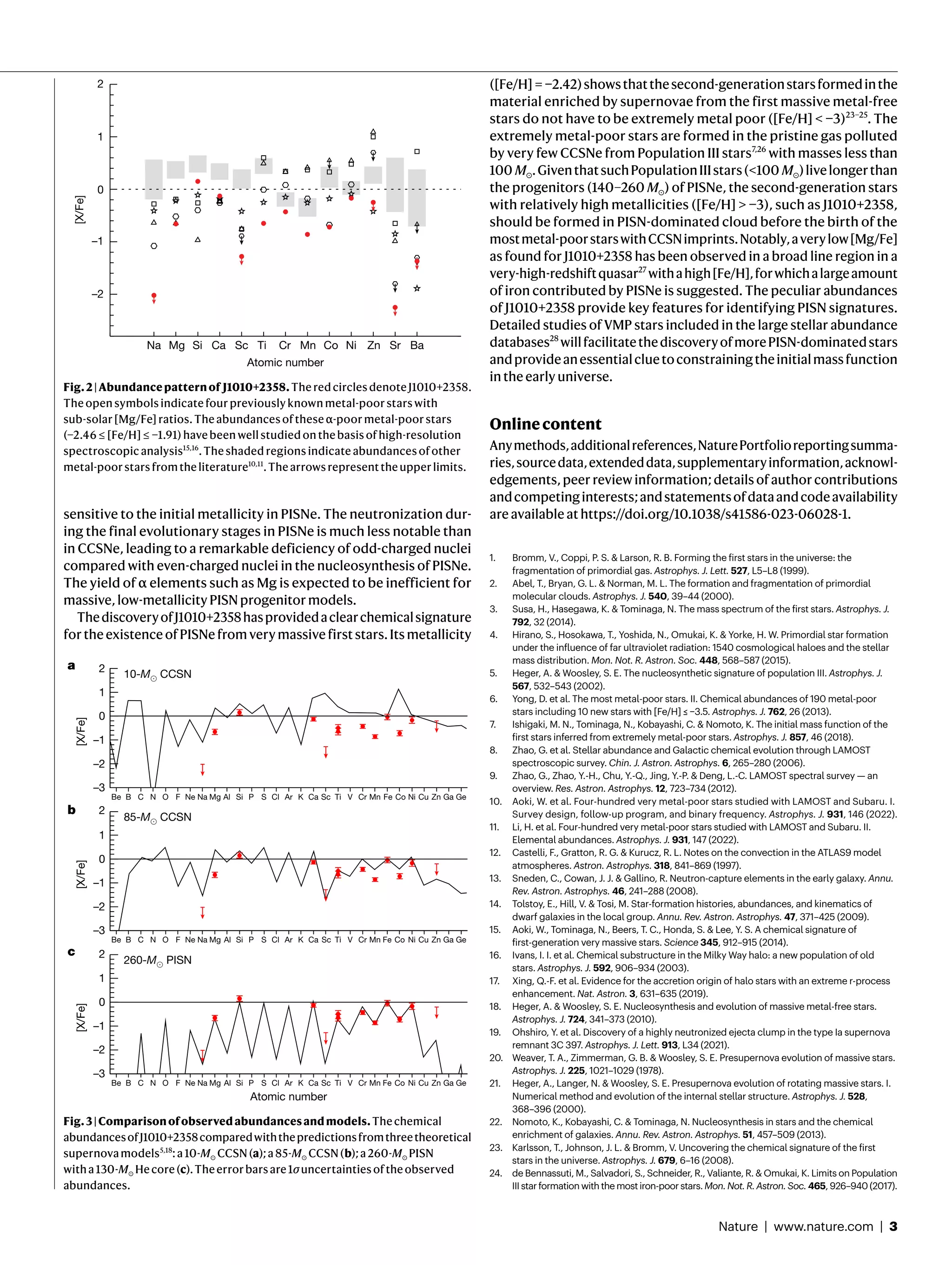 A metal-poor star with abundances from a pair-instability supernova | PDF