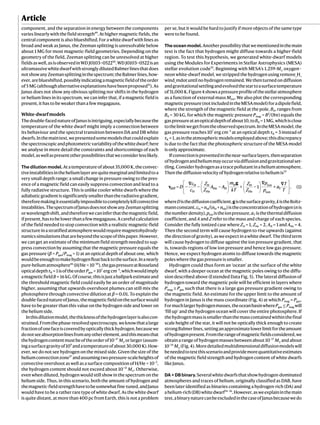 A rotating white dwarf shows different compositions on its opposite ...