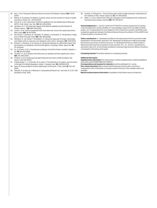 A recently formed ocean inside Saturn’s moon Mimas | PDF