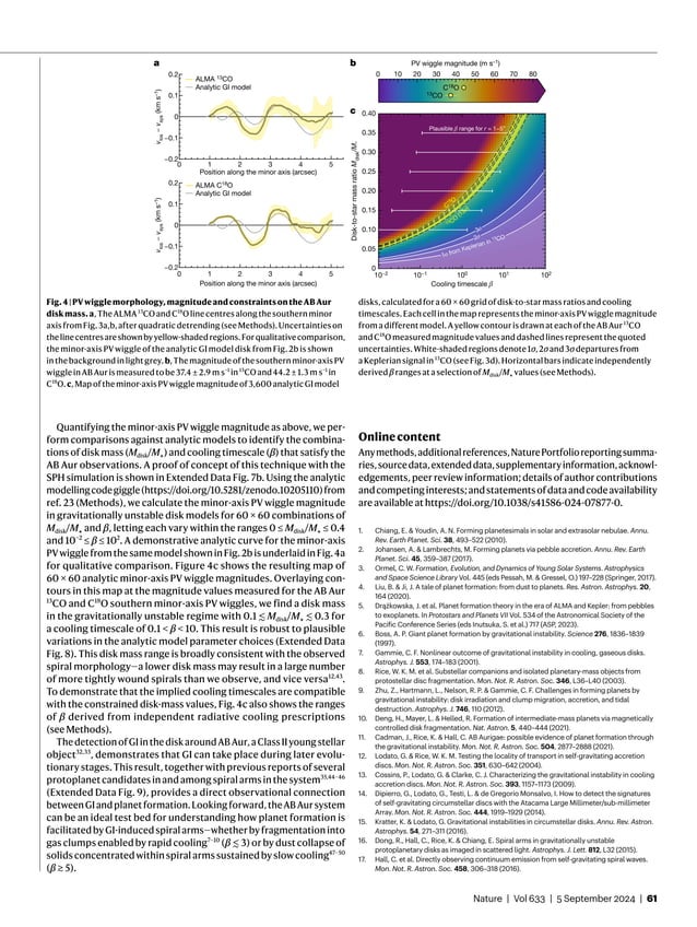 Gravitational instability in a planet-forming disk | PDF