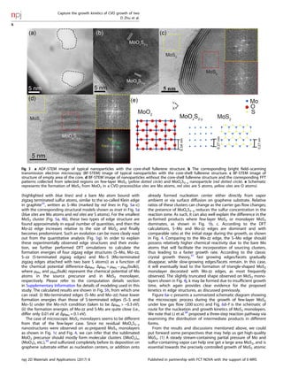 Capture the growth kinetics of CVD growth of two-dimensional MoS2 | PDF