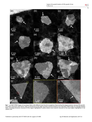 Mos2 monolayer growth mechanisms chemical vapor deposition | PDF