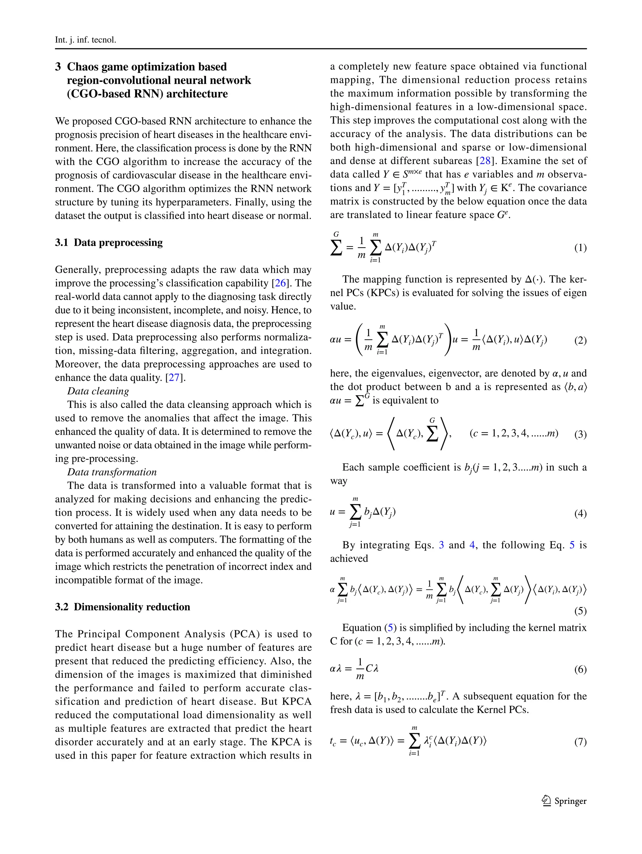 An optimal heart disease prediction using chaos game optimization‑based recurrent neural model ...