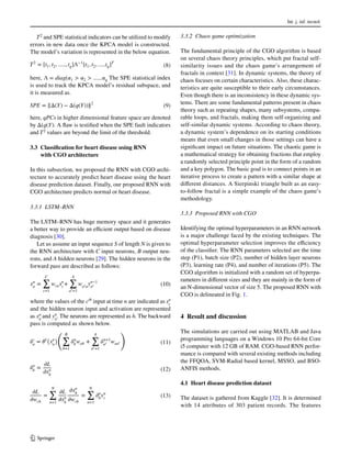 An optimal heart disease prediction using chaos game optimization‑based recurrent neural model ...