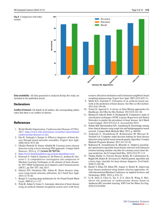 Hybrid CNN and LSTM Network For Heart Disease Prediction | PDF