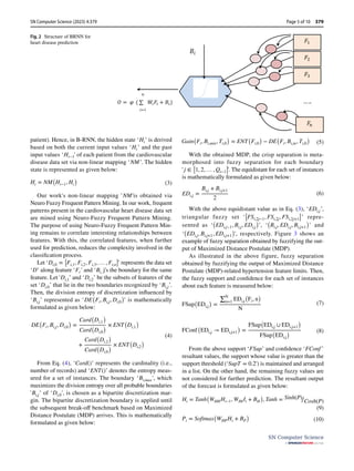 Bidirectional Recurrent Network and Neuro‑fuzzy Frequent Pattern Mining for Heart Disease ...