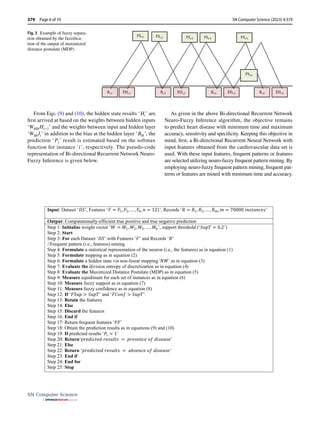 Bidirectional Recurrent Network and Neuro‑fuzzy Frequent Pattern Mining for Heart Disease ...