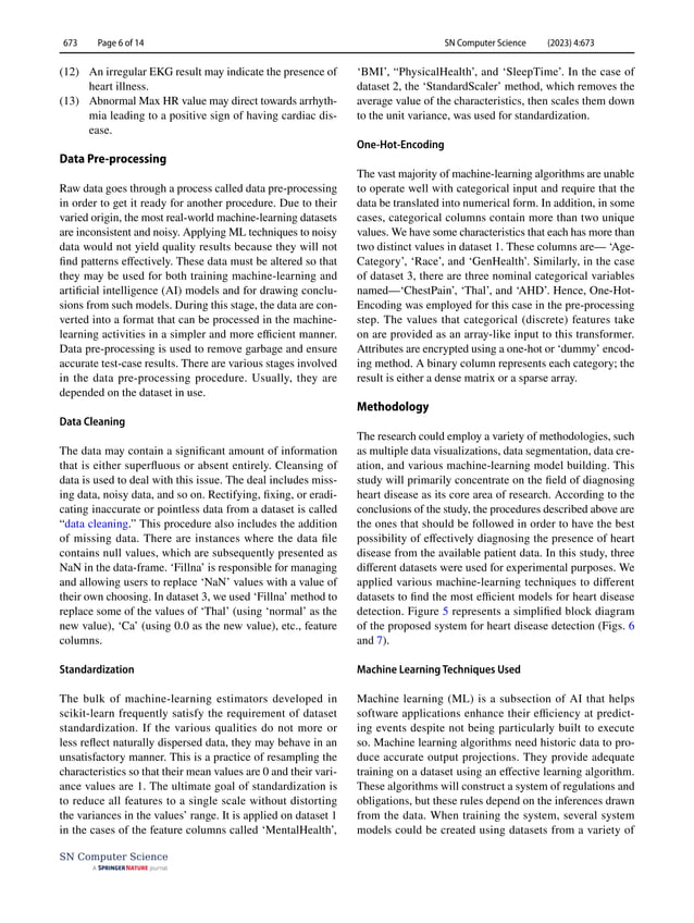 Diagnosis of Cardiac Disease Utilizing Machine Learning Techniques and Dense Neural Networks | PDF
