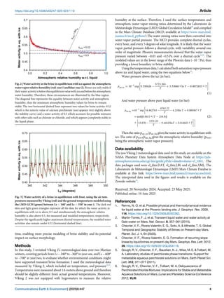 Perchlorate brine formation from frost at the Viking 2 landing site | PDF
