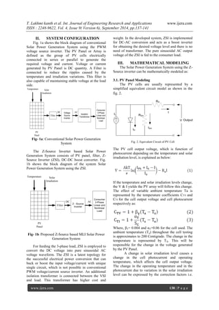 Z - Source Multi Level Inverter Based PV Generation System | PDF