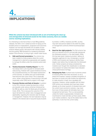S4A - Sustainable Structuring of Stressed Assets | PDF