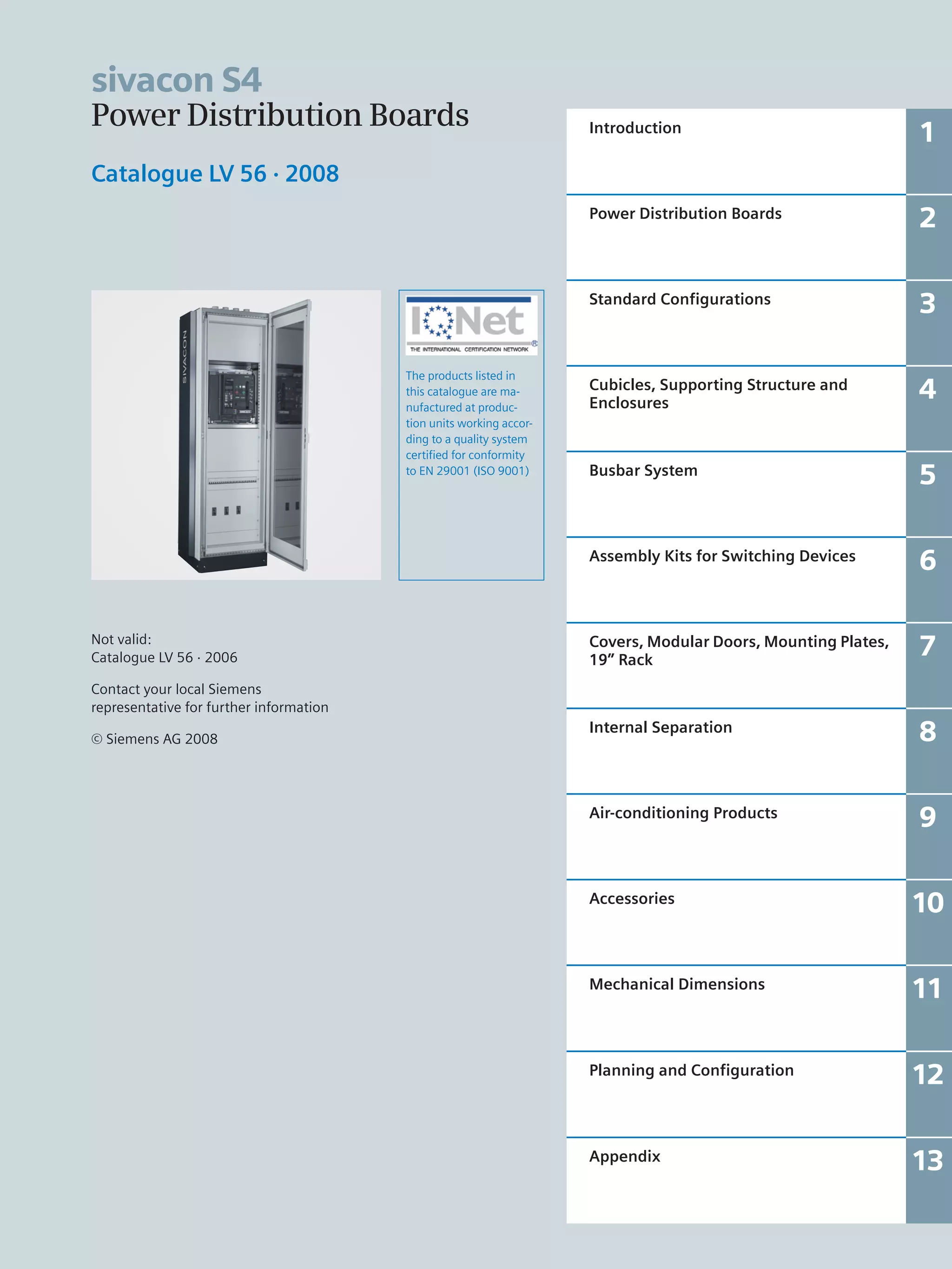 Siemens S4 Switchboard | PDF | Power and Energy Industry | Industries