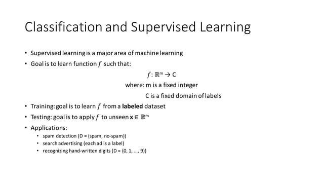 Classification using Apache SystemML by Prithviraj Sen | PPT