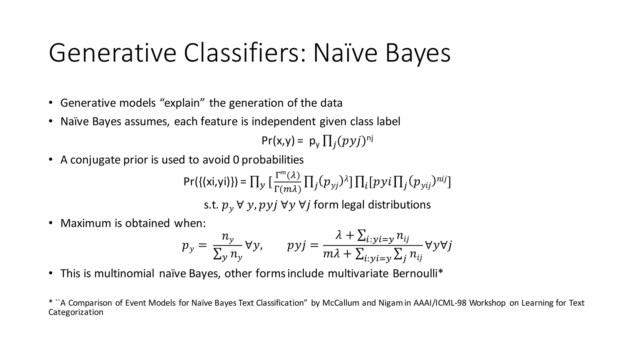 Classification using Apache SystemML by Prithviraj Sen | PPT