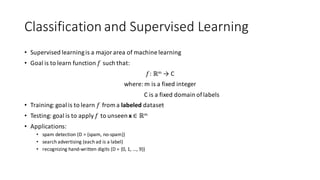 Classification using Apache SystemML by Prithviraj Sen | PPT
