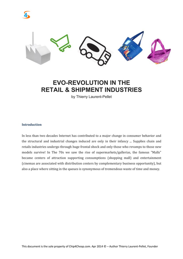 EVO-REVOLUTION IN THE RETAIL & SHIPMENT INDUSTRIES | PDF