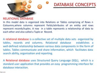 Database_Concepts_Final.pptx.pdf for class 12 | PDF