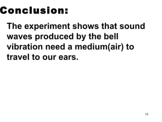 Sound Reflection Experiment