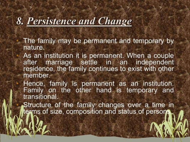 Family: Definition, Changing trends in family structure, Types of ...