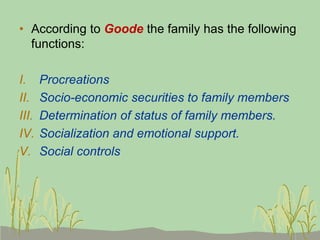 Family: Definition, Changing trends in family structure, Types of ...