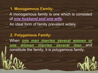 Family: Definition, Changing trends in family structure, Types of ...