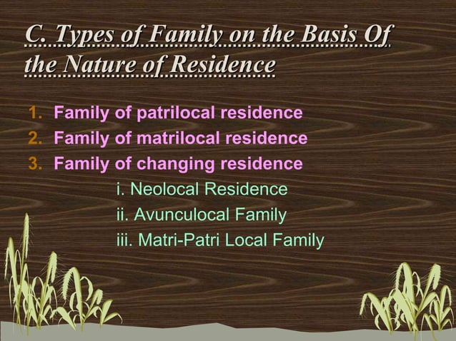 Family: Definition, Changing trends in family structure, Types of ...