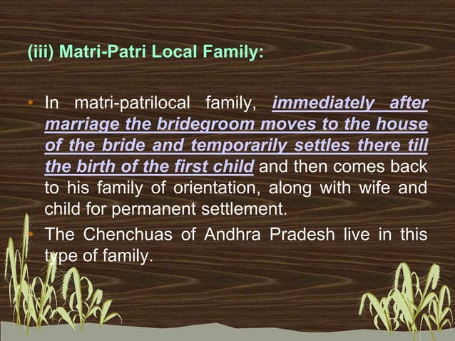 Family: Definition, Changing trends in family structure, Types of ...