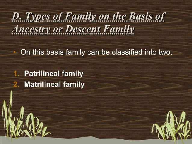 Family: Definition, Changing trends in family structure, Types of ...