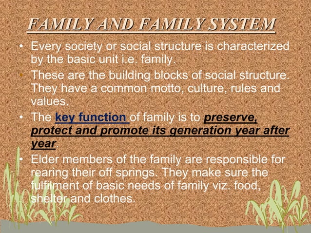 Family: Definition, Changing trends in family structure, Types of ...