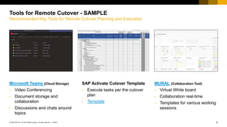 S4H_747 How to Approach Remote Cutover (2).pptx | Web Conferencing | Computer Software and ...