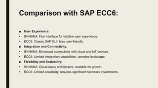 S4HANA Features with comparison with ECC.pptx