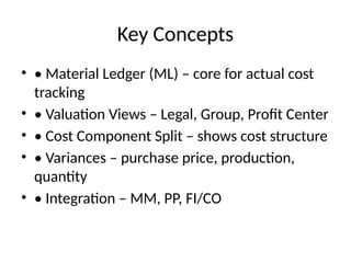 S4HANA_Actual_Costing with process flows | PPTX