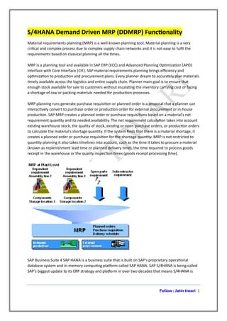 S4HANA Demand Driven MRP DDMRP Functionality.pdf
