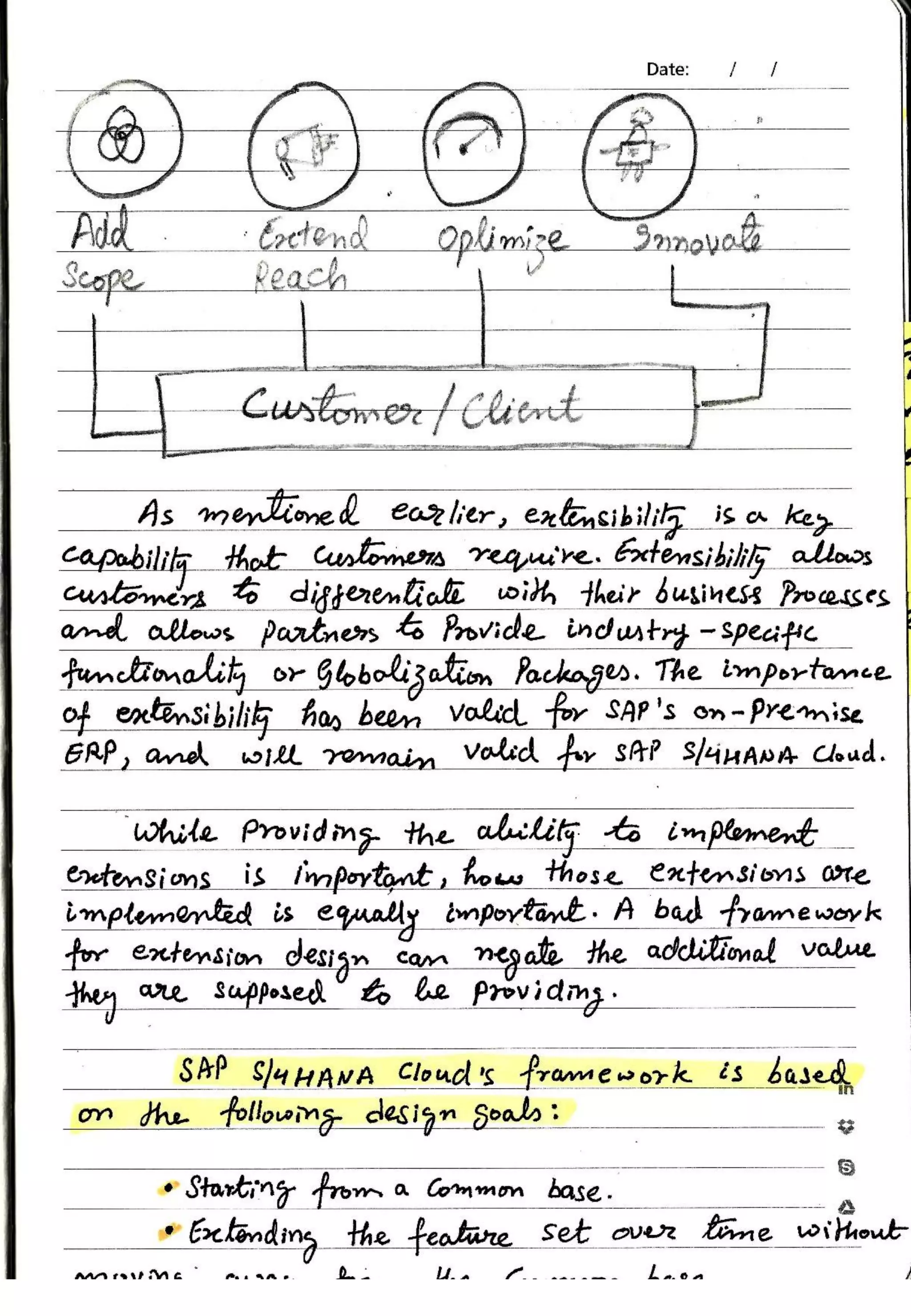 S/4 HANA Hand Written Notes | PDF