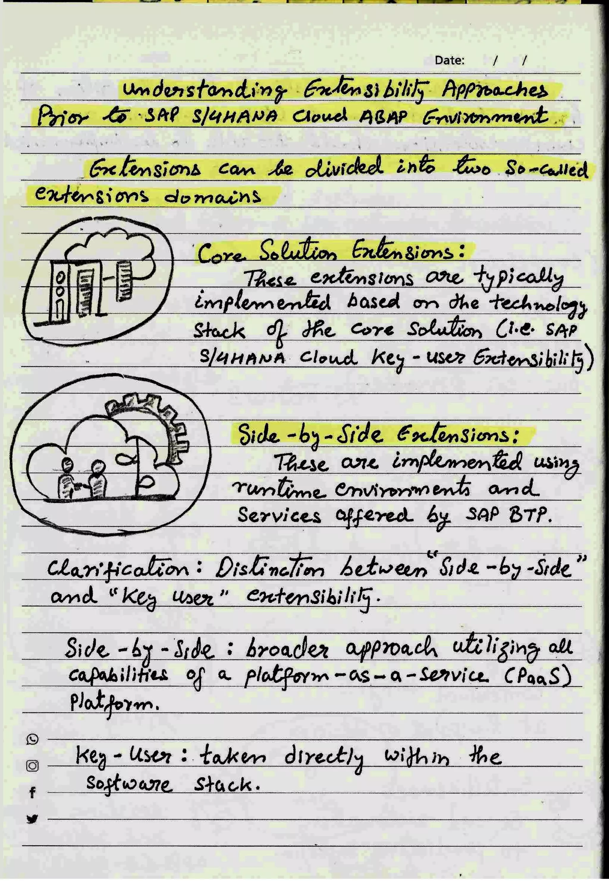 S/4 HANA Hand Written Notes | PDF