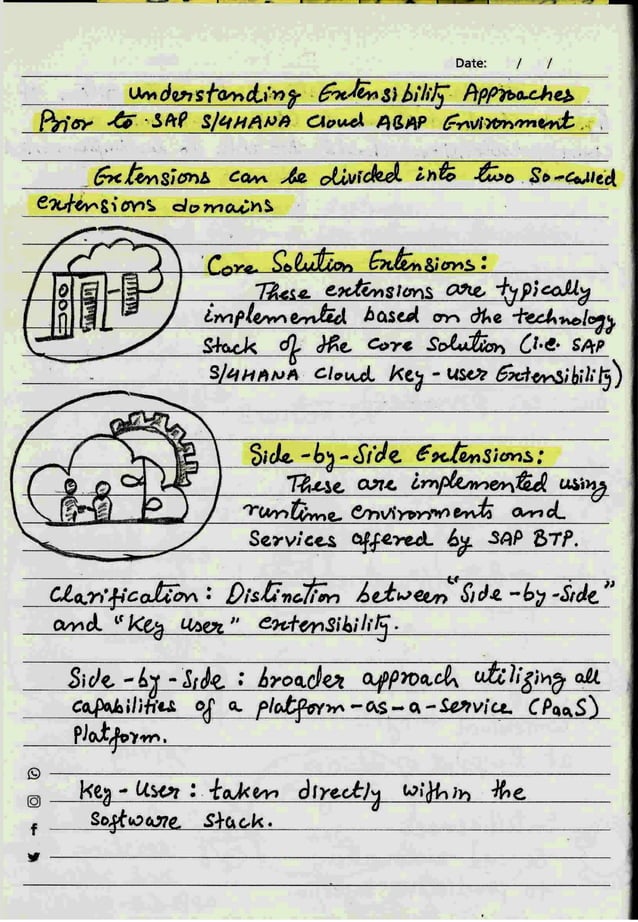 S/4 HANA Hand Written Notes | PDF