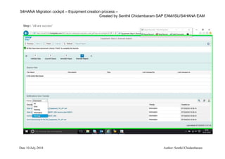 S4 hana migration_equipment _v1-10july2018 | PDF