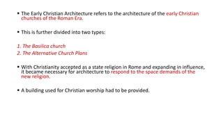 Module 1- Early Christian Architecture | KTU | Semester 4 | History of ...